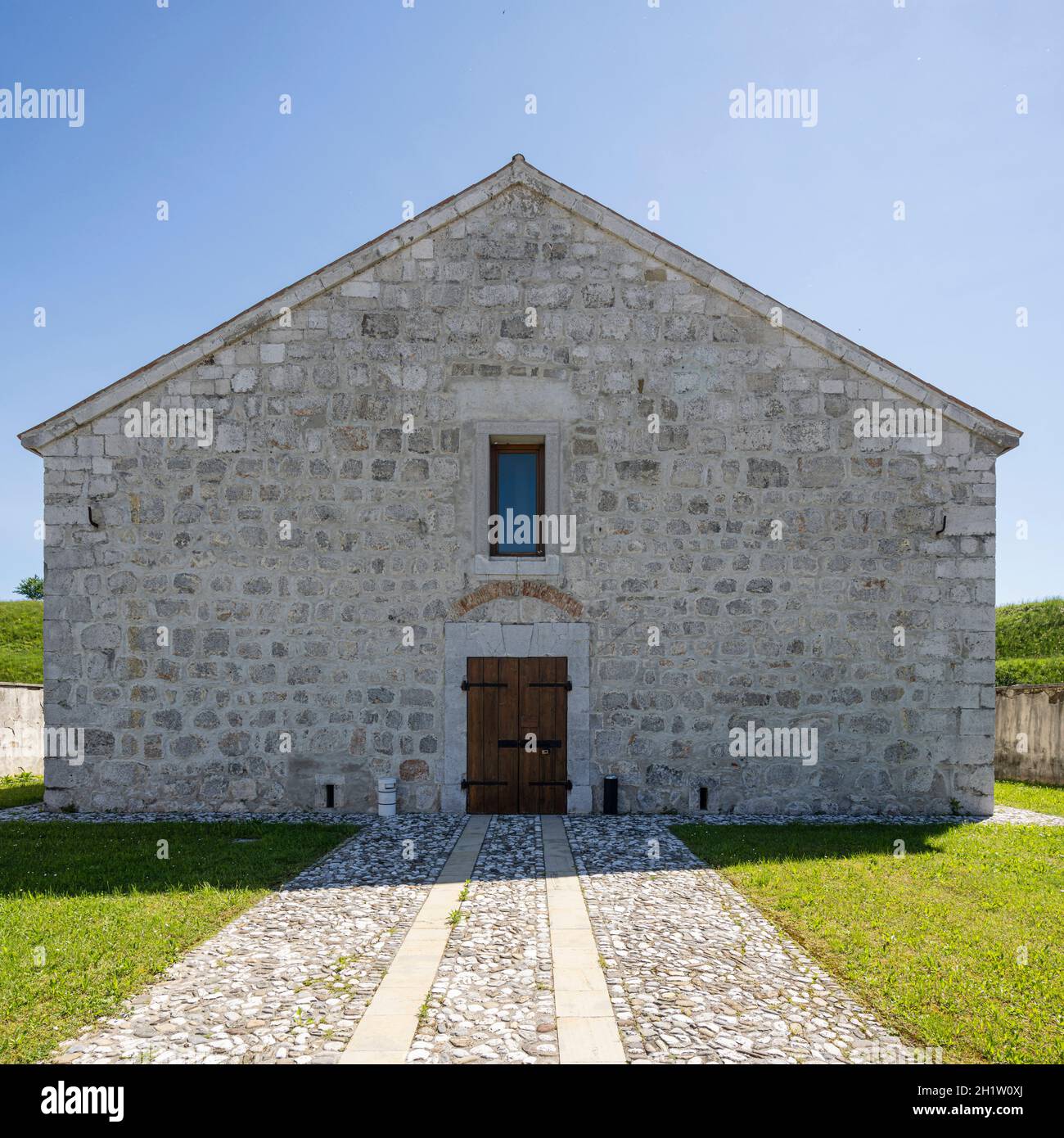 Palmanova, Italy. May 18, 2021. the ancient building of the Napoleonic ...