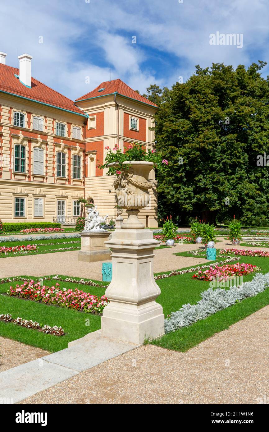 Lancut, Poland - August 26, 2020: 16th century baroque Lancut Castle ...