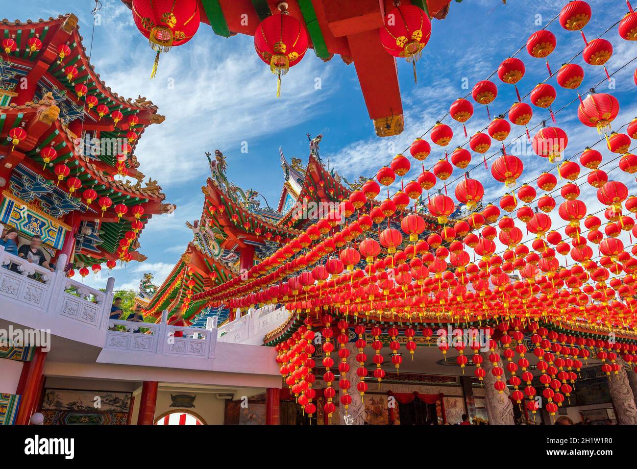 Thean Hou Temple in Kuala Lumpur on Chinese New Year 2017 Stock Photo ...