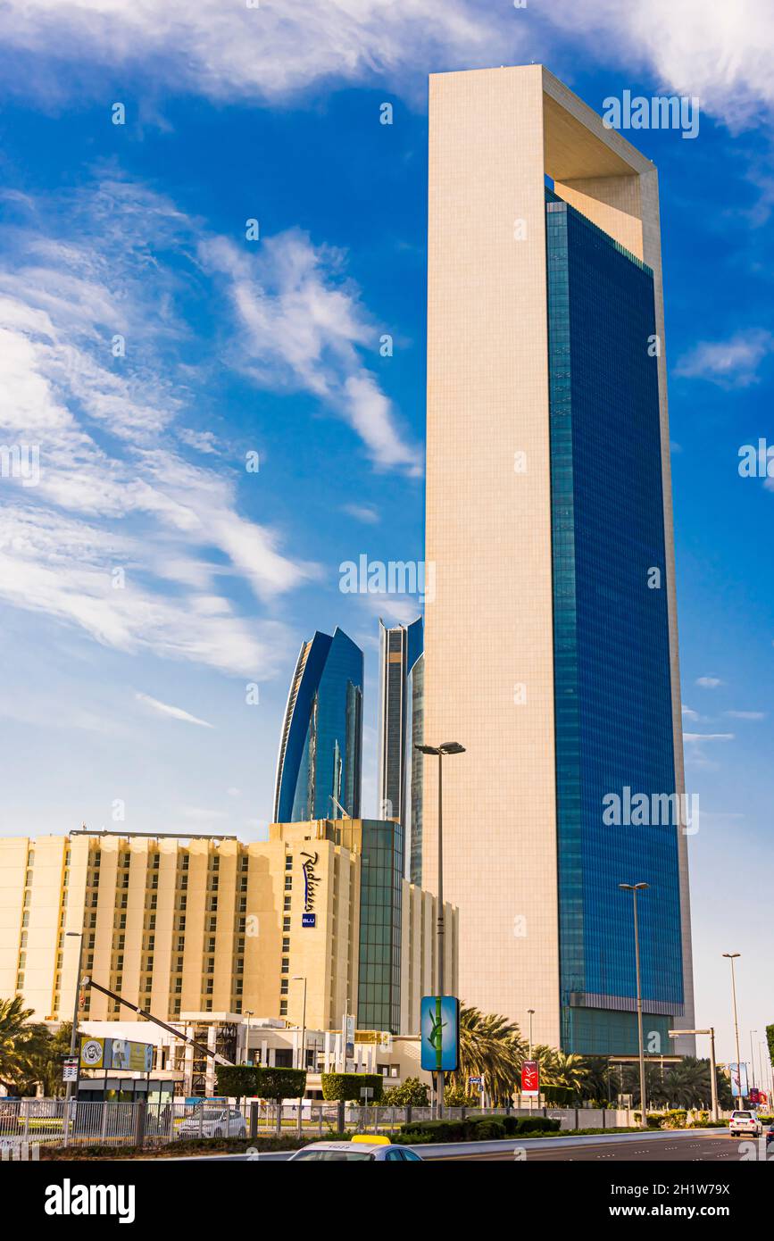 Adnoc headquarters tower hi-res stock photography and images - Alamy