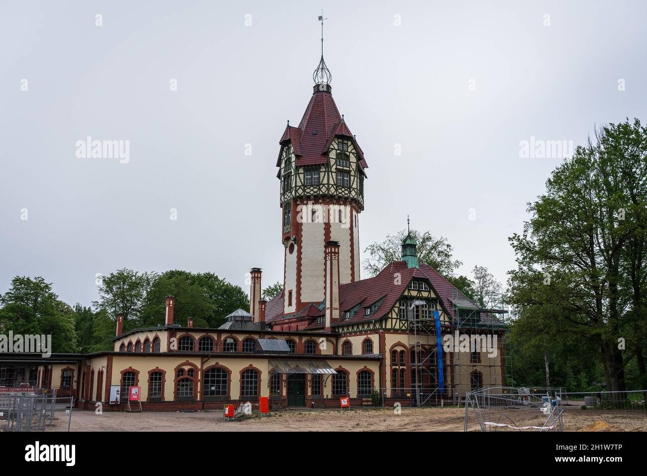 BEELITZ, GERMANY - MAY 23, 2021: Complex of thermal power plant ...