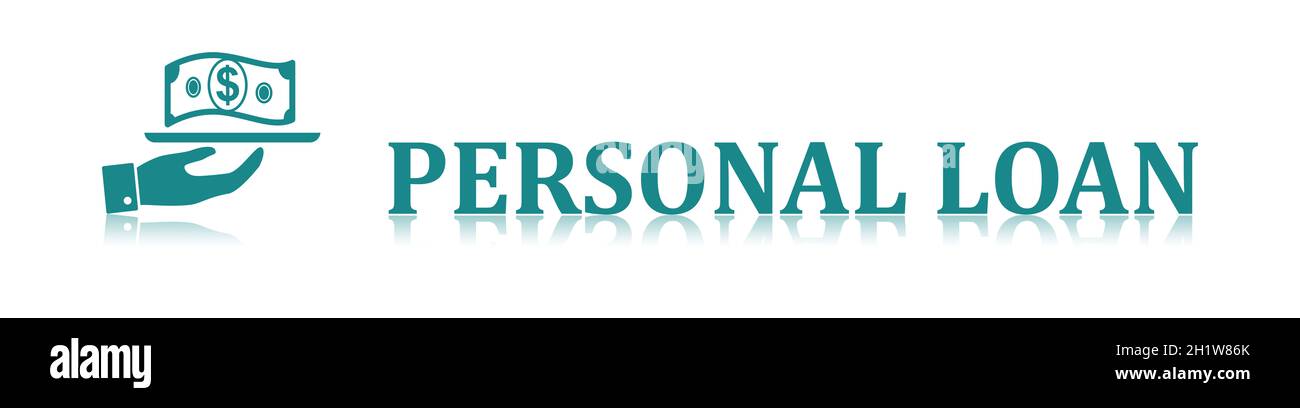 Illustration of a personal loan concept Stock Photo - Alamy