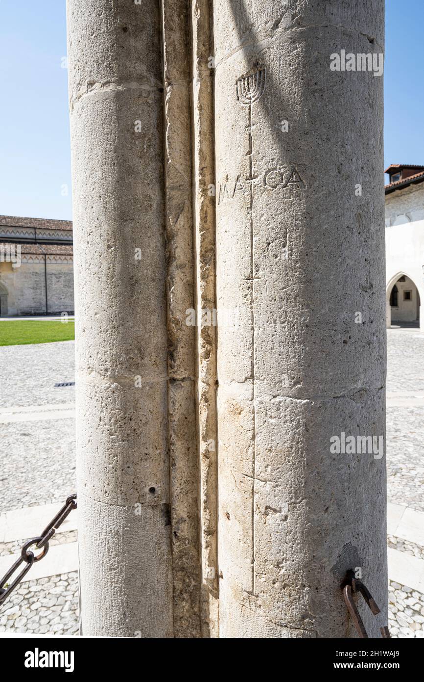 Spilimbergo, Italy. June 3 2021. La Macia, an ancient medieval ...