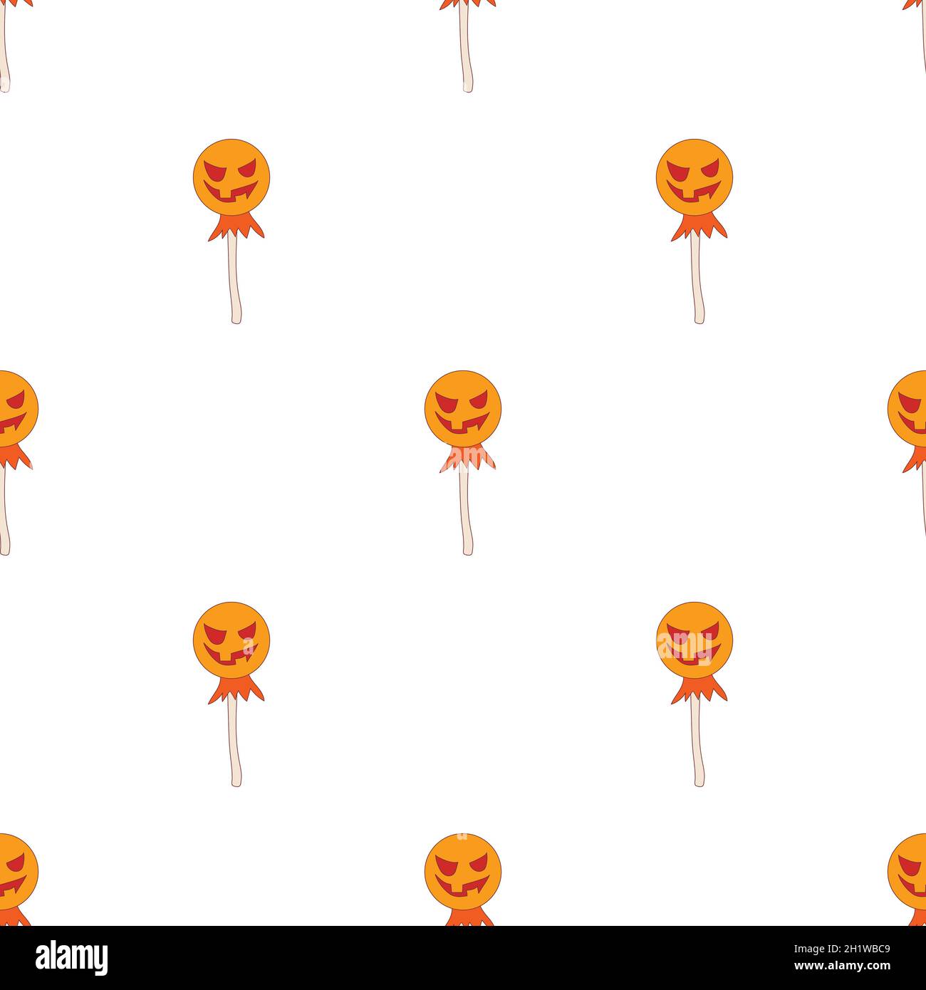 Halloween scarecrow pattern seamless background texture repeat ...