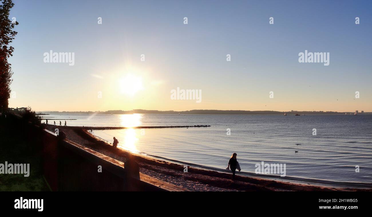 Beautiful high resolution panorama of a northern european country ...