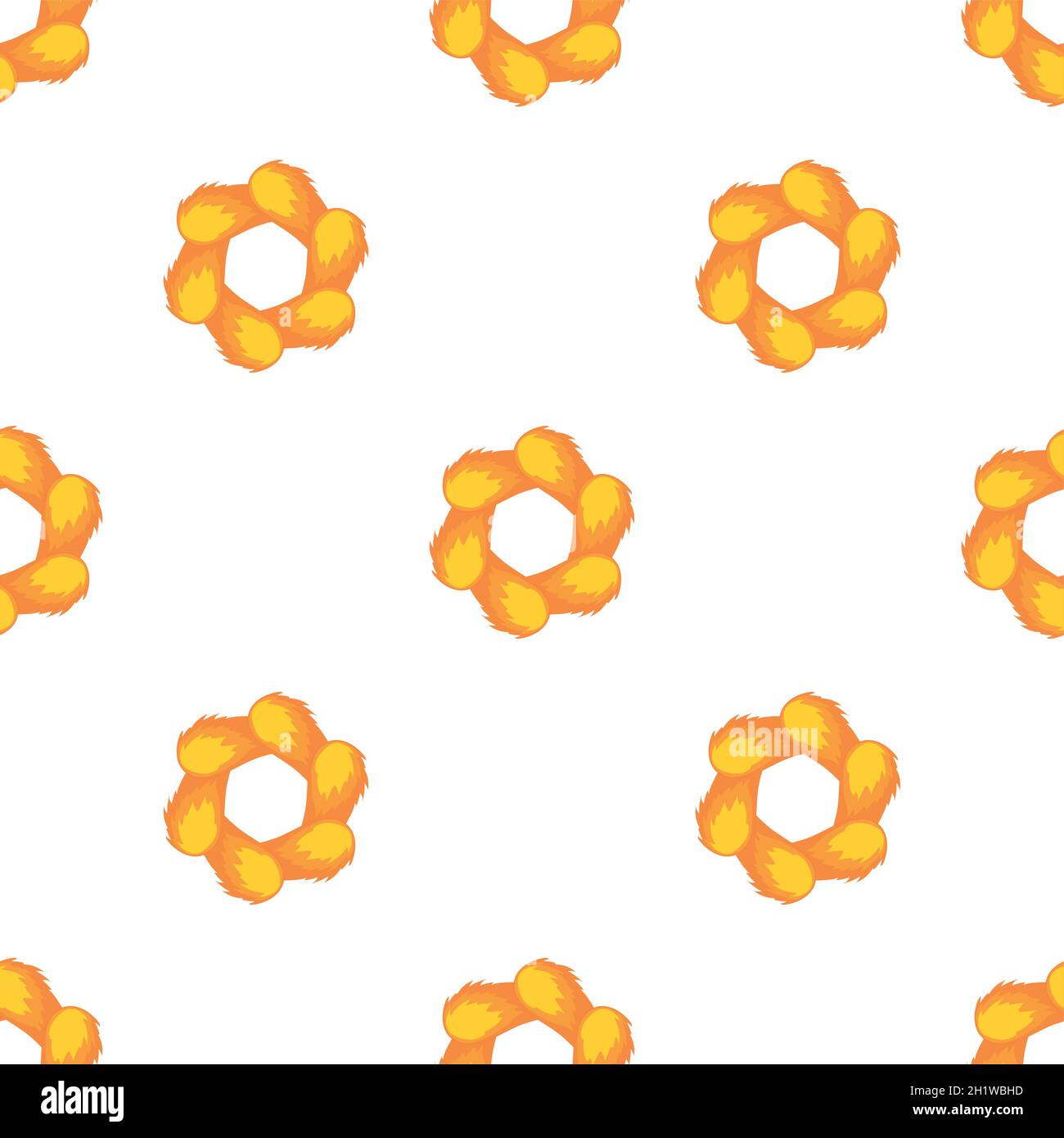 Orange abstract circle pattern seamless background texture repeat ...