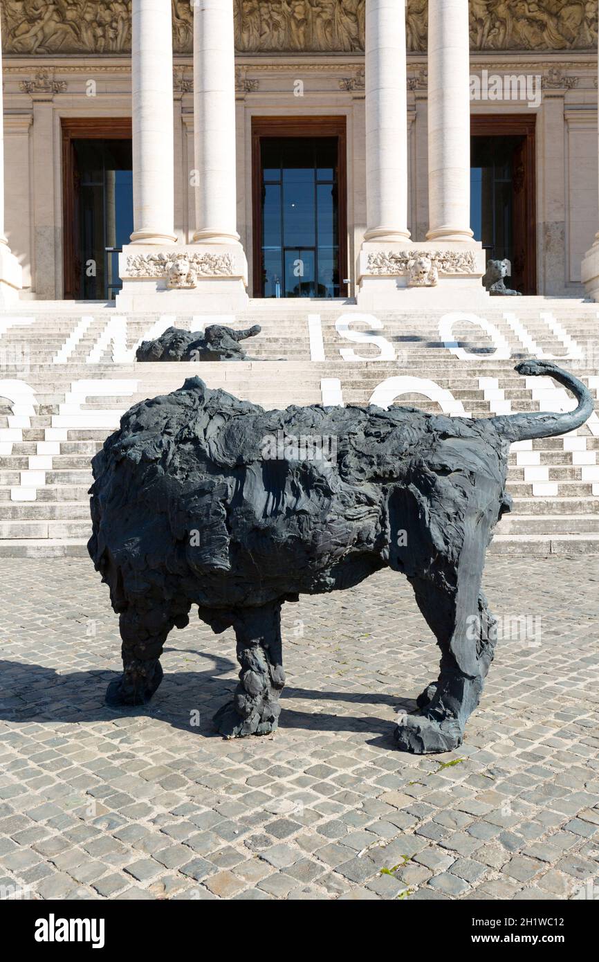 Rome, Italy - October 10, 2020: National Gallery of modern art next to ...
