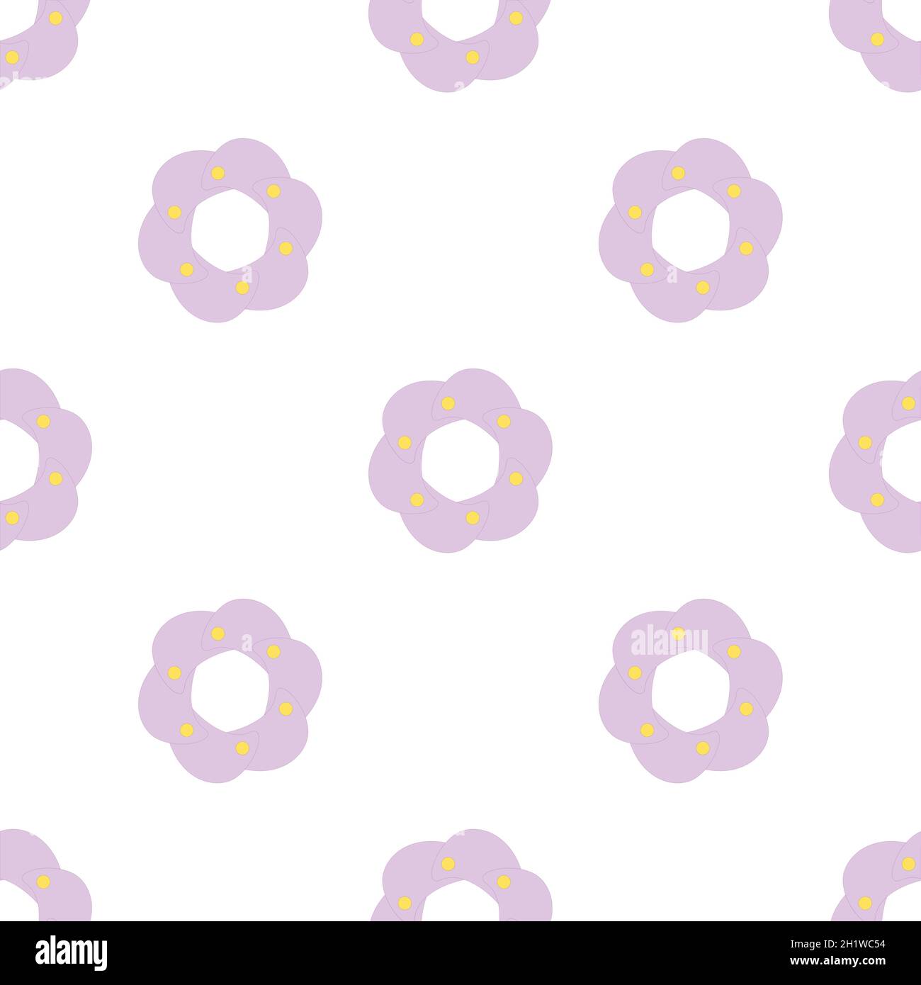 Lilac abstract circle pattern seamless background texture repeat ...