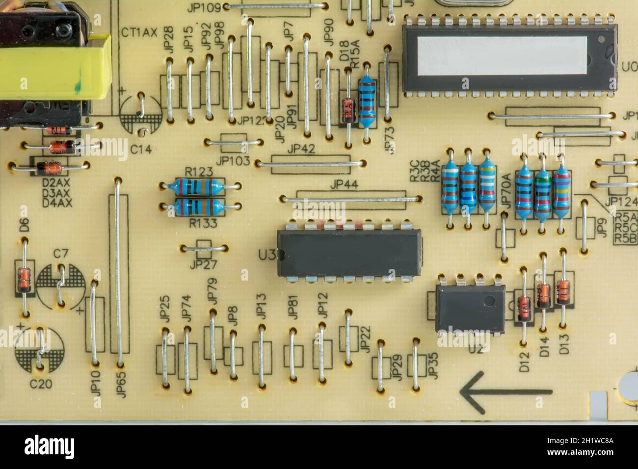 Integrated circuit board is a component of the Uninterruptible Power ...