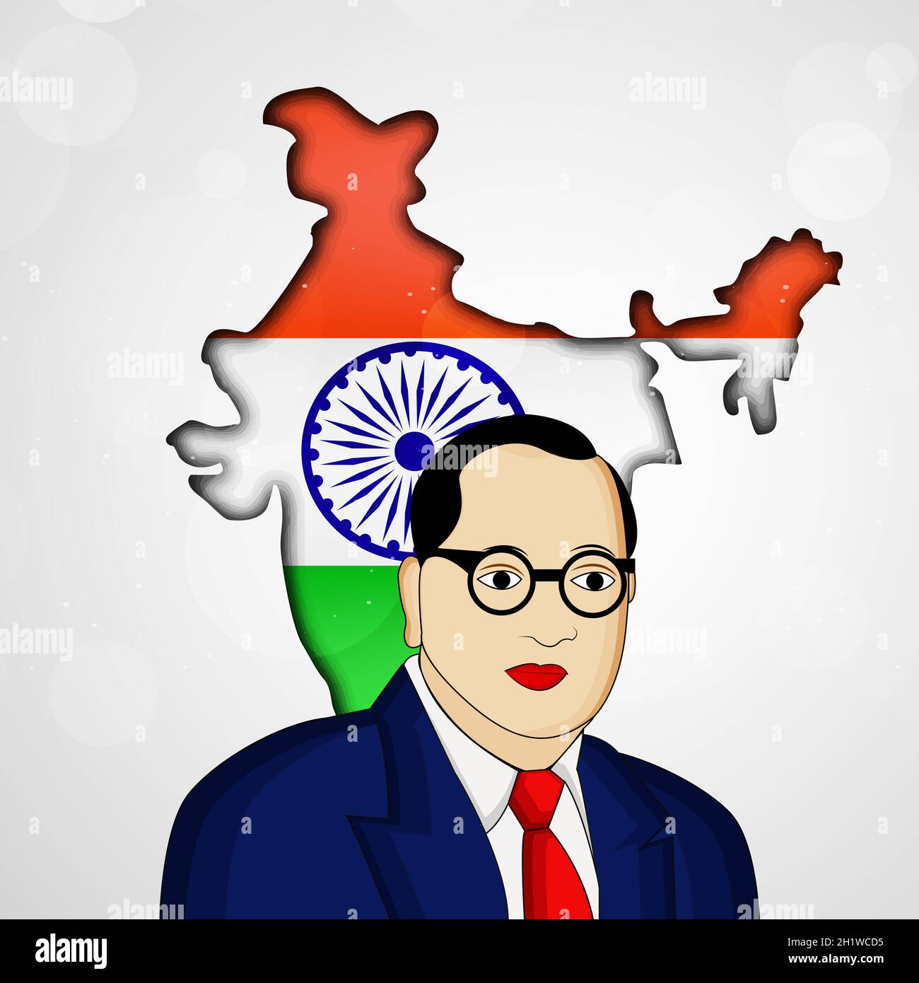 Dr b r ambedkar indian flag hi-res stock photography and images - Alamy