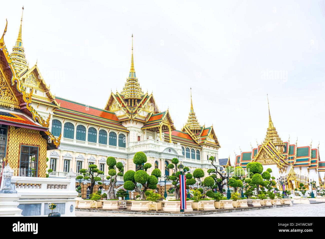 One landmark of the Grand Palace is a complex of buildings at the heart ...