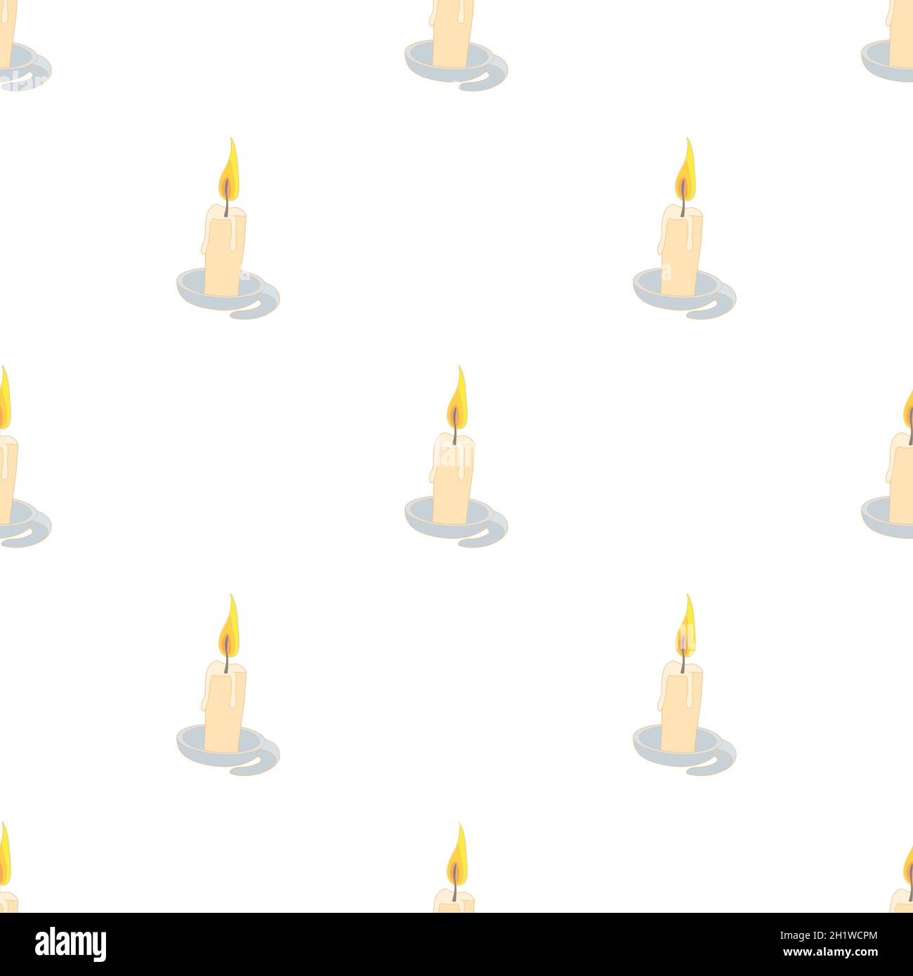 Burning candle pattern seamless background texture repeat wallpaper ...