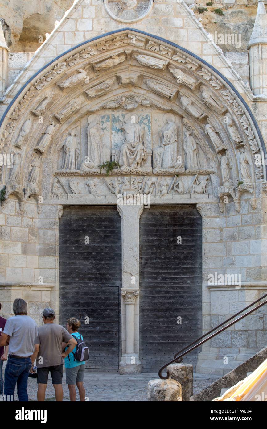 Monolithic Church Of Saint Emilion High Resolution Stock Photography ...