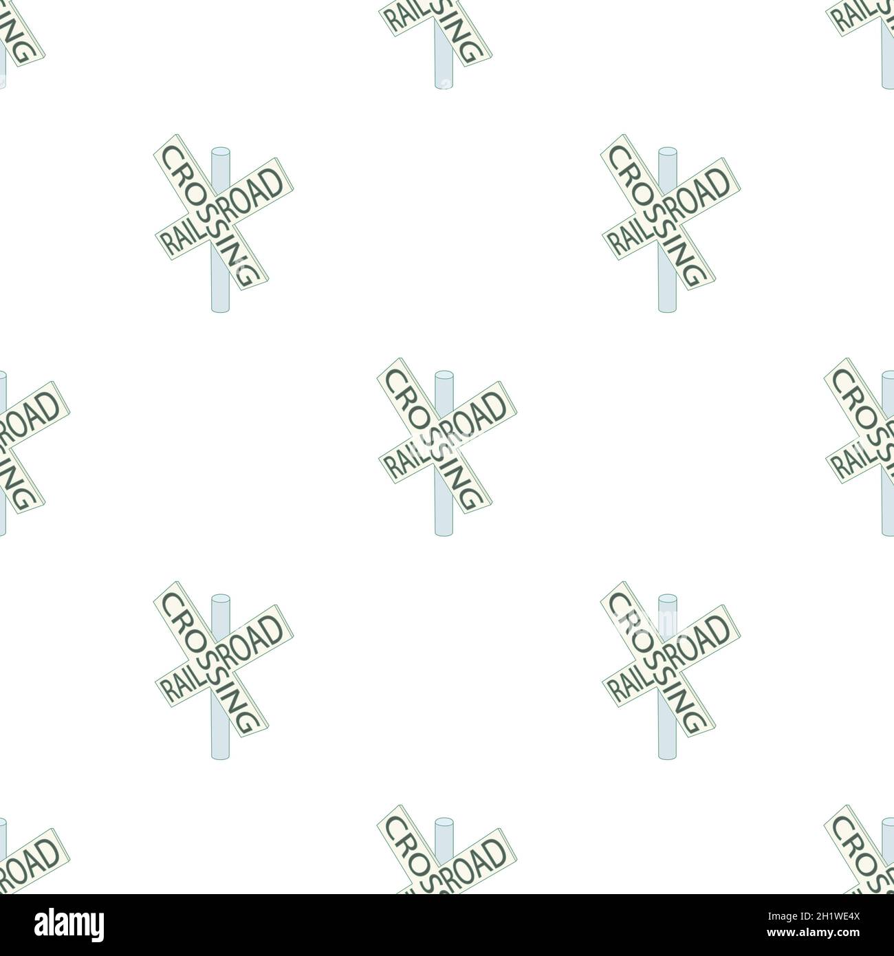 Railroad crossing sign pattern seamless background texture repeat ...
