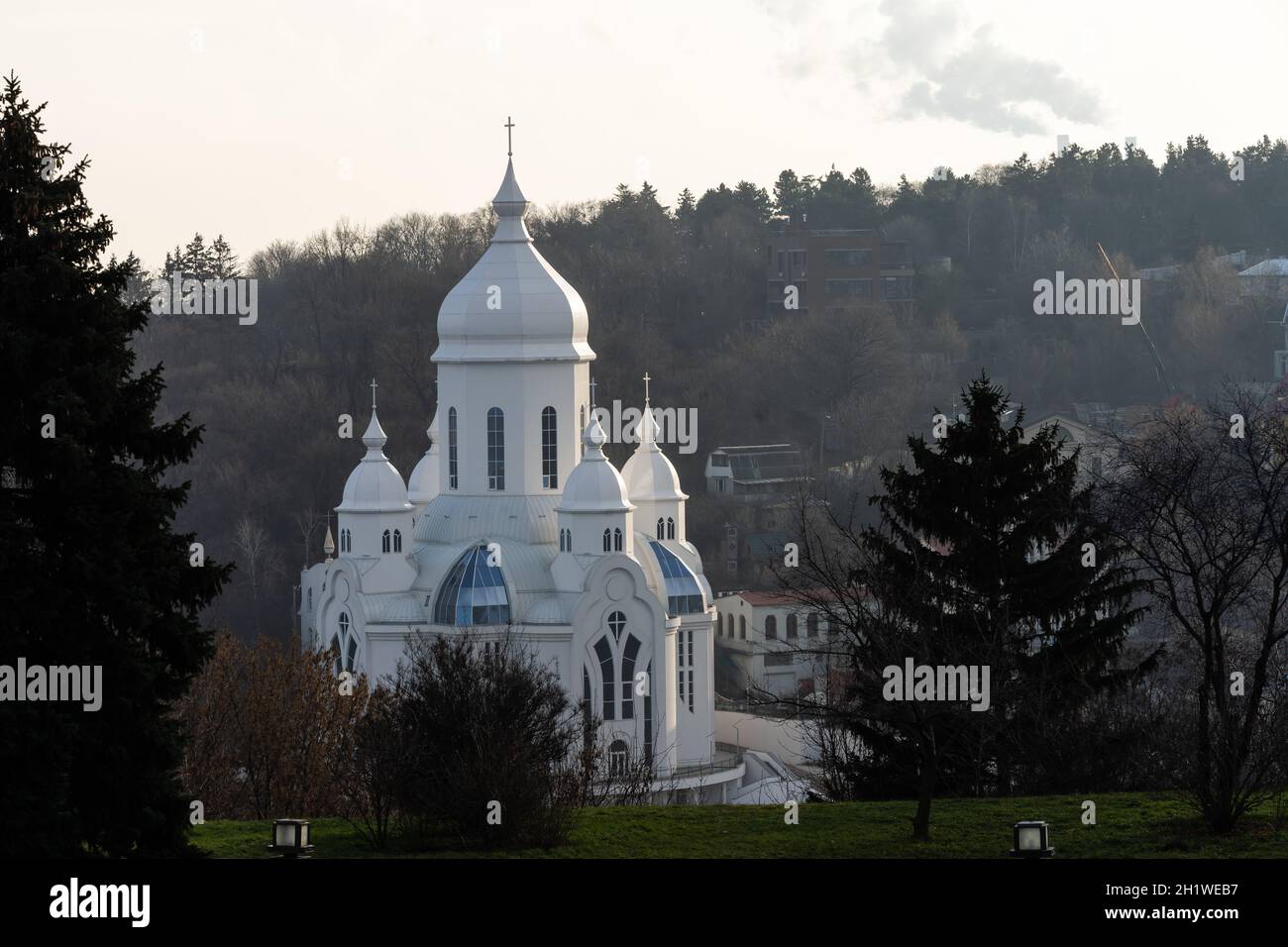 Famous churches in the city of Kiev Stock Photo - Alamy