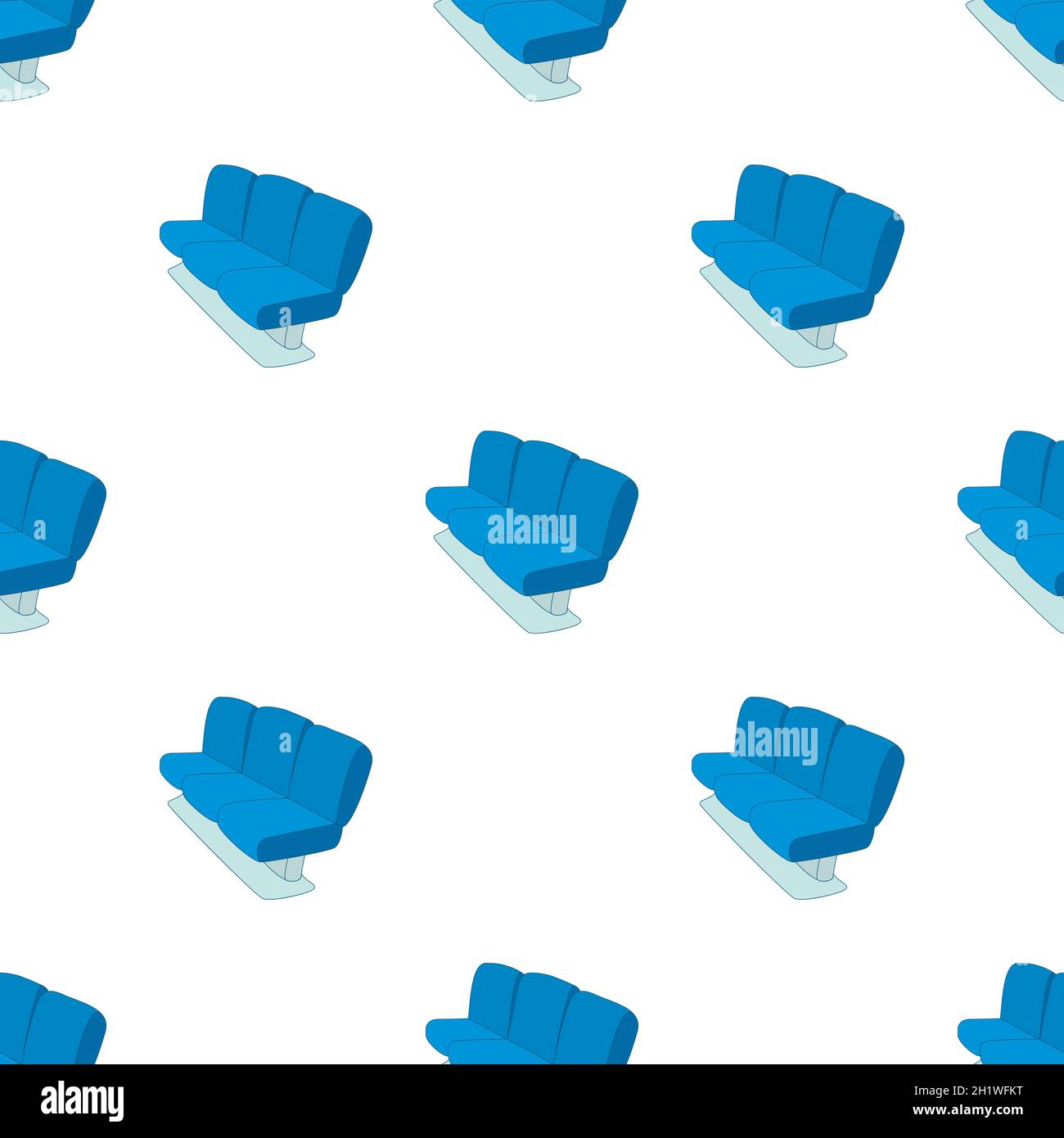 Blue airport seats pattern seamless background texture repeat wallpaper ...