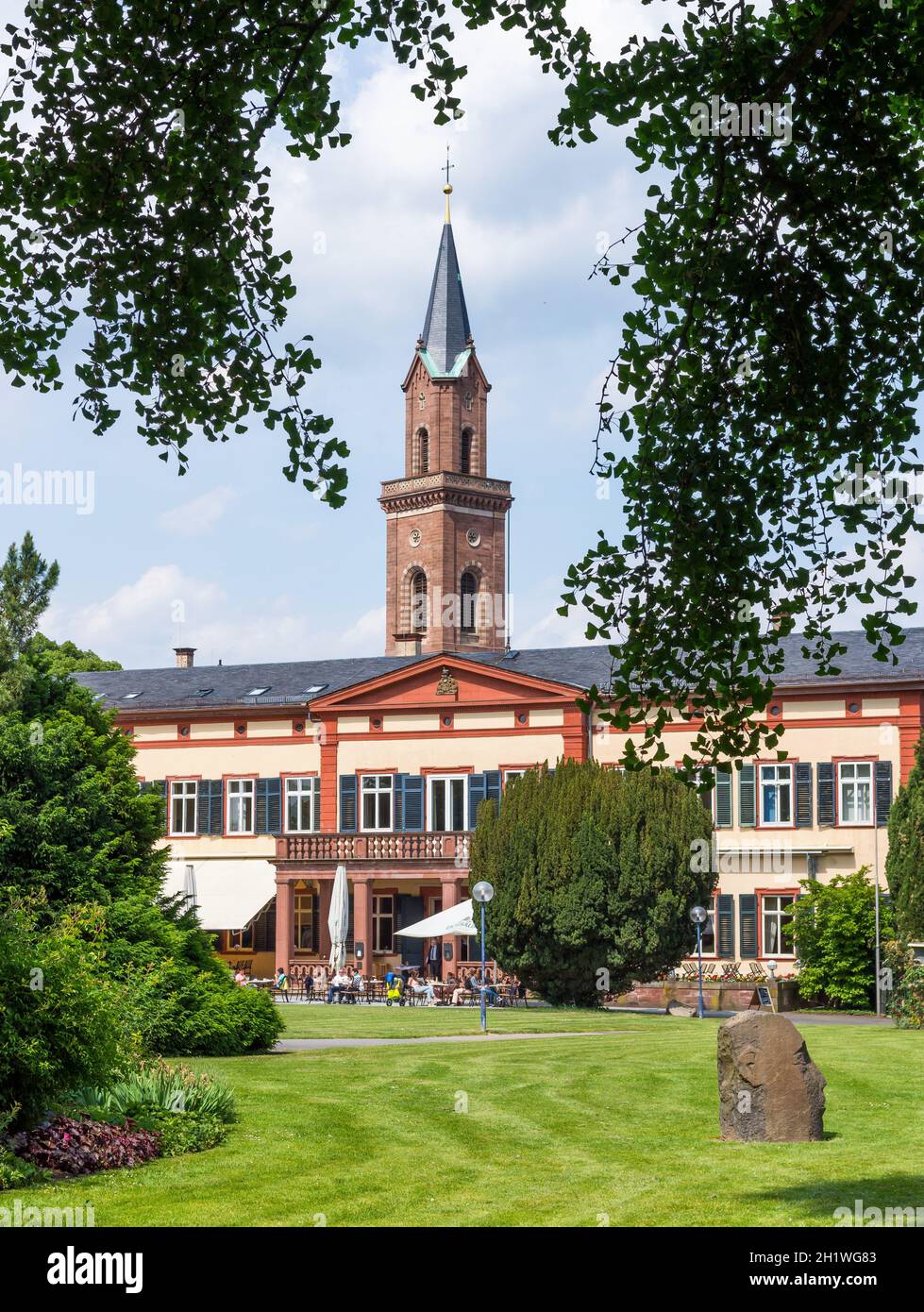City Hall, Castle Park, Weinheim Stock Photo - Alamy