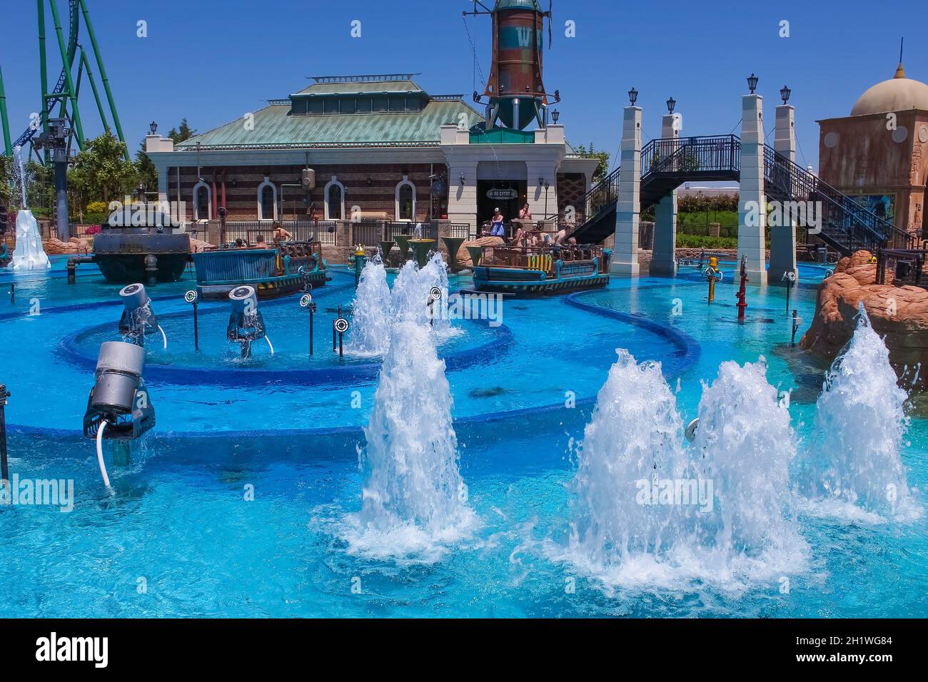 Belek, Antalya, Turkey - May 15, 2021: The Land of Legends theme park ...