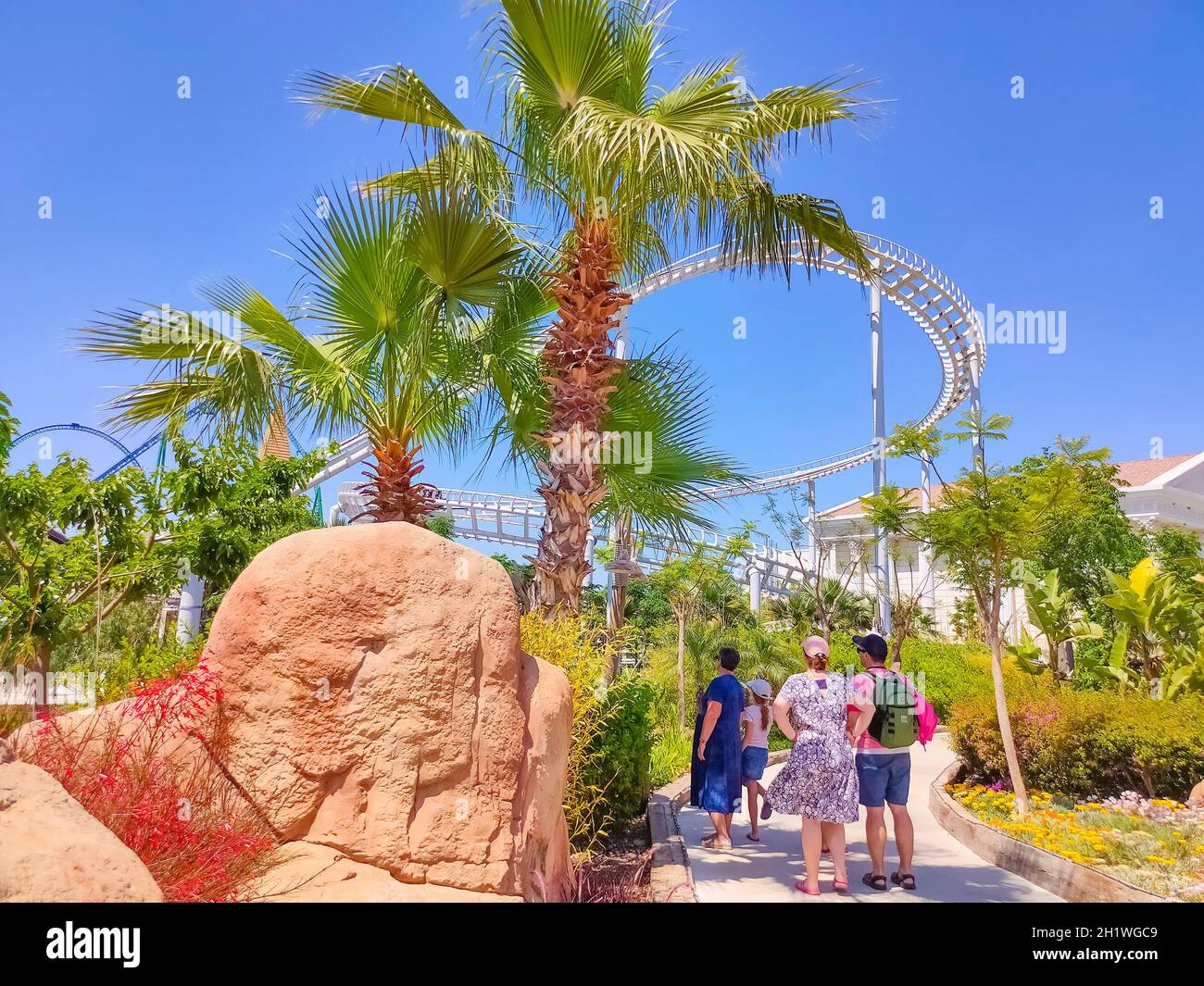 Belek, Antalya, Turkey - May 15, 2021: The Land of Legends theme park ...