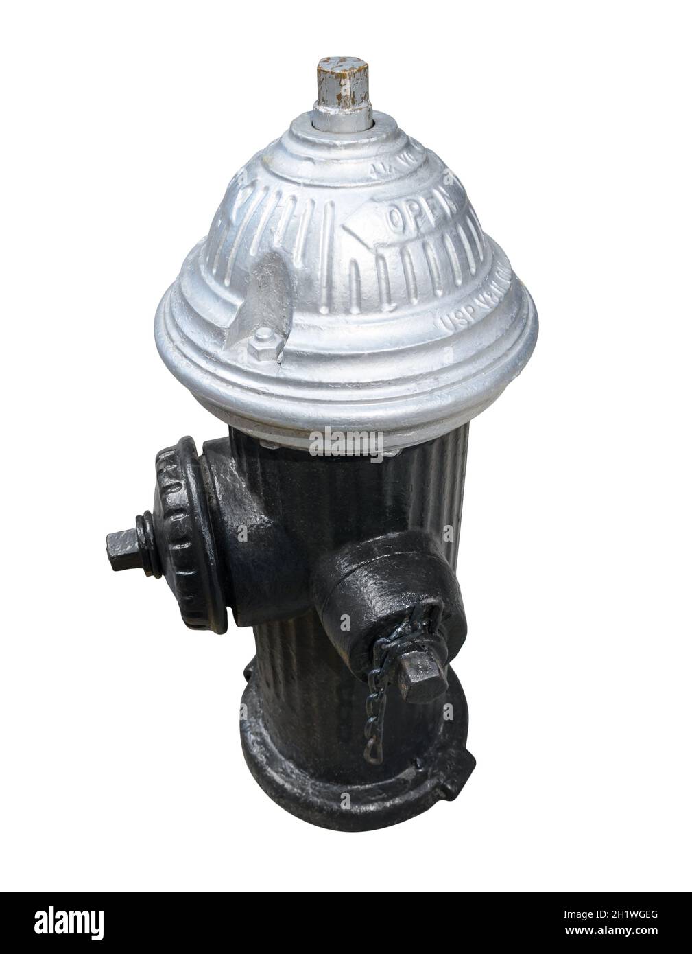 Fire hydrant isolated on white Stock Photo - Alamy