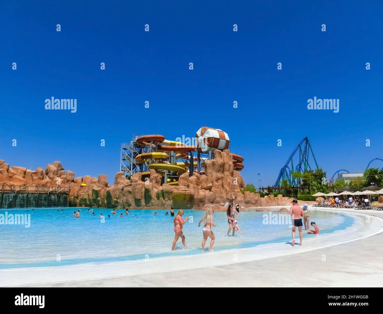 Belek, Antalya, Turkey - May 15, 2021: The Land of Legends theme park ...