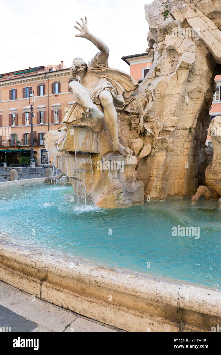 Fountain Of The Four Rivers Danube