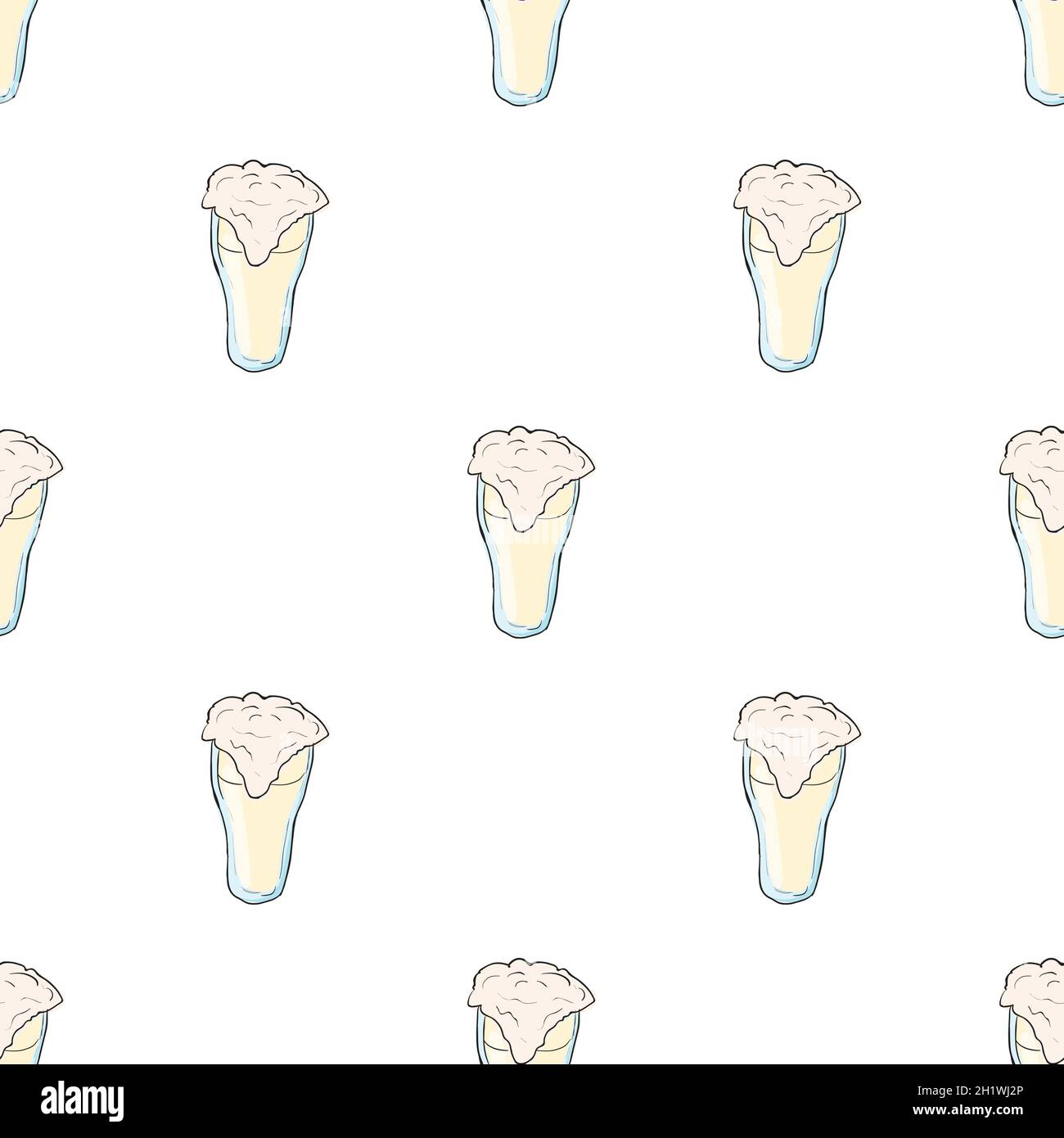 Glass of beer pattern seamless background texture repeat wallpaper ...
