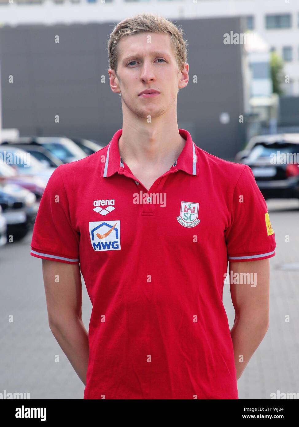 deutscher Schwimmer Florian Wellbrock SC Magdeburg bei Verabschiedung ...