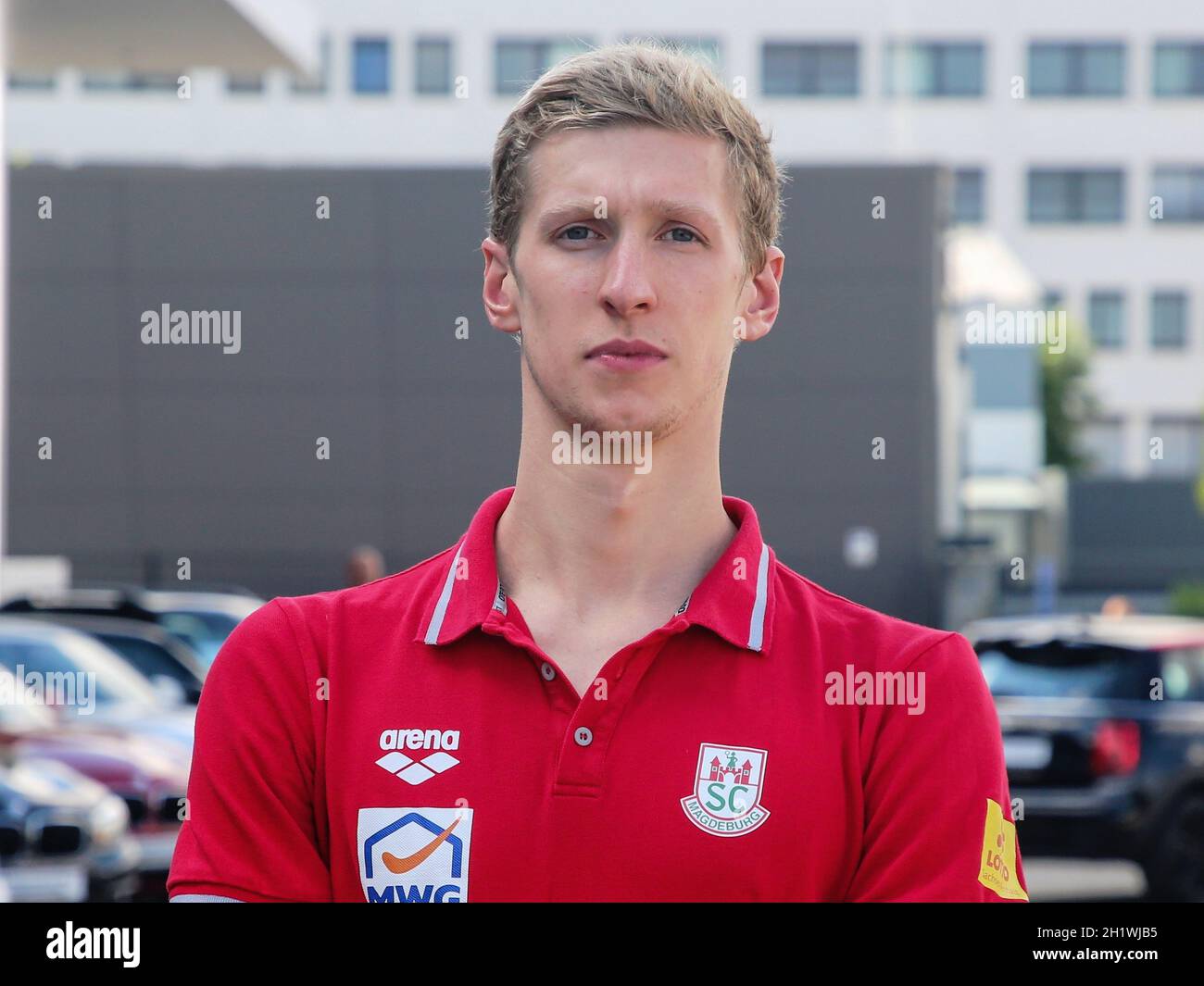 deutscher Schwimmer Florian Wellbrock SC Magdeburg bei Verabschiedung ...