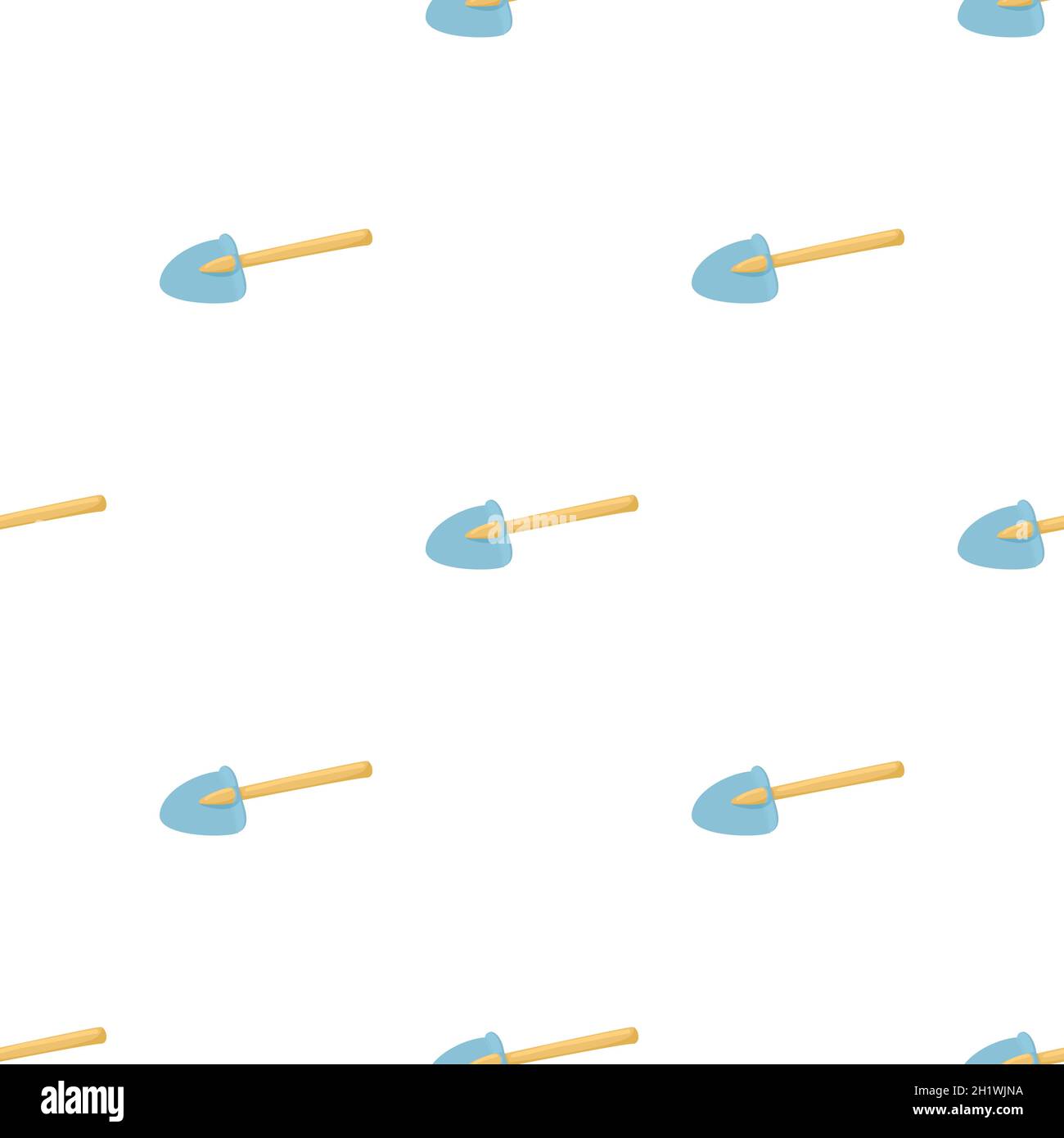 Shovel with wooden handle pattern seamless background texture repeat ...