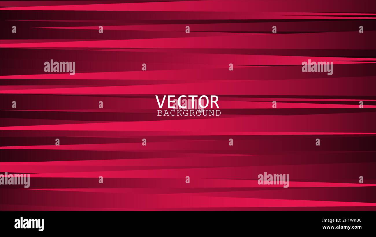 abstract red background. horizontal lines and strips Stock Vector Image ...