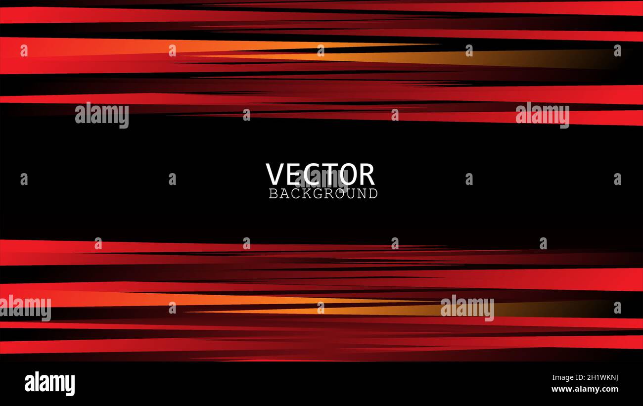 abstract red background. horizontal lines and strips Stock Vector Image ...