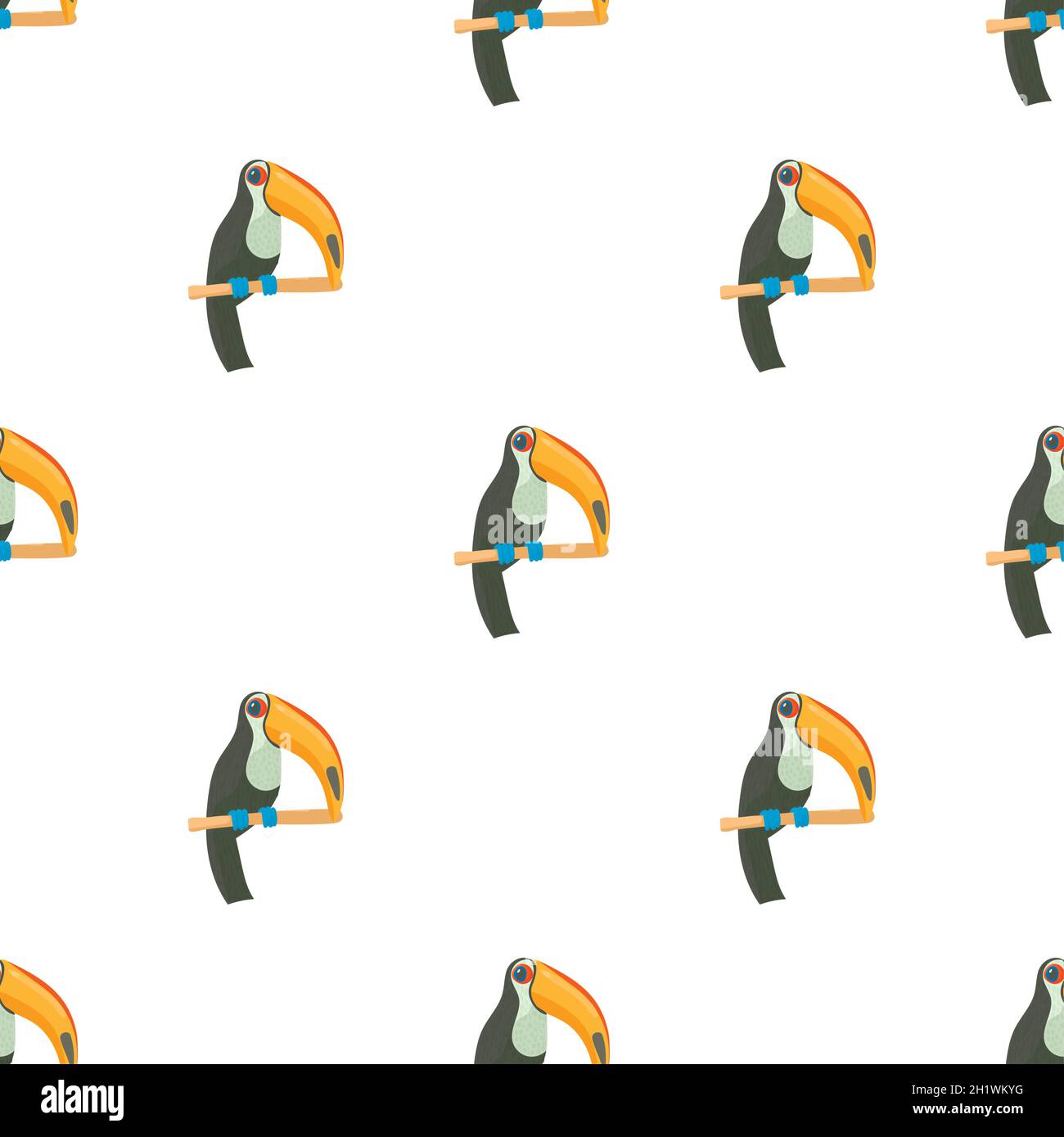 Toucan pattern seamless background texture repeat wallpaper geometric ...