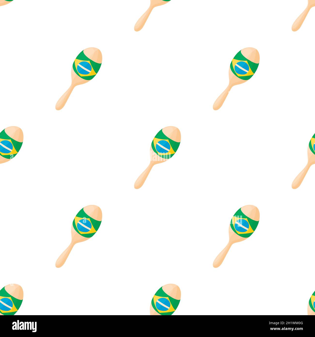 Brazilian maracas pattern seamless background texture repeat wallpaper ...