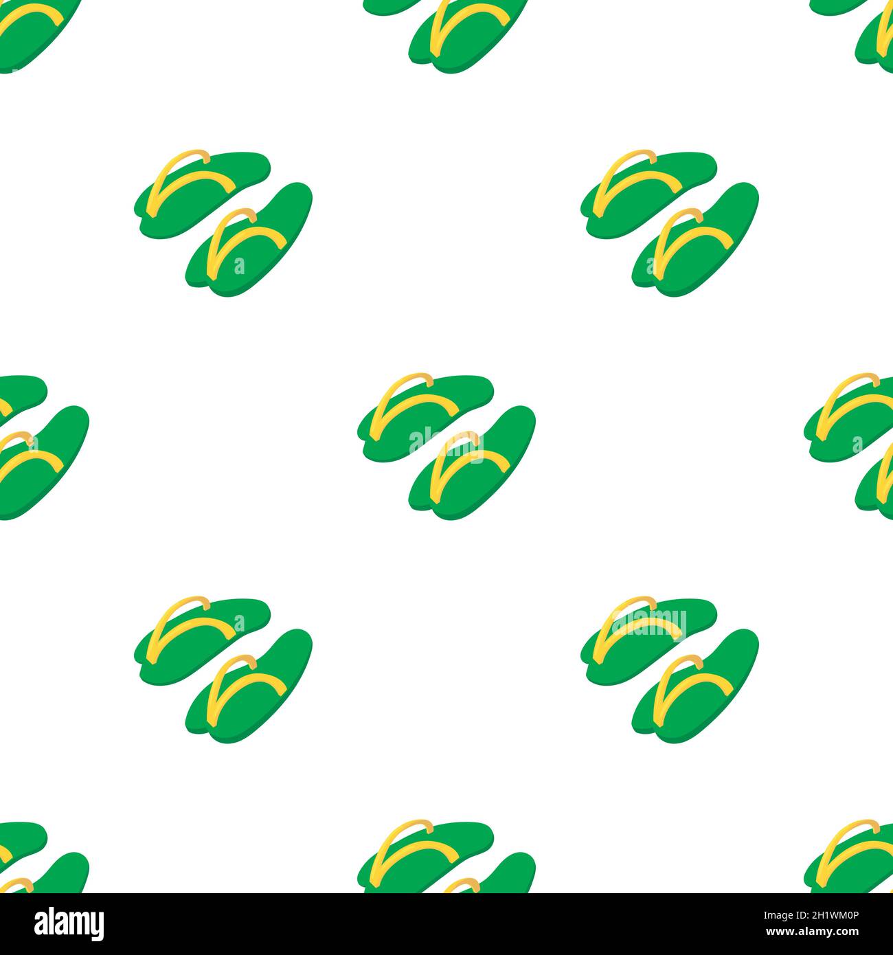 Summer flip-flops pattern seamless background texture repeat wallpaper geometric vector Stock ...