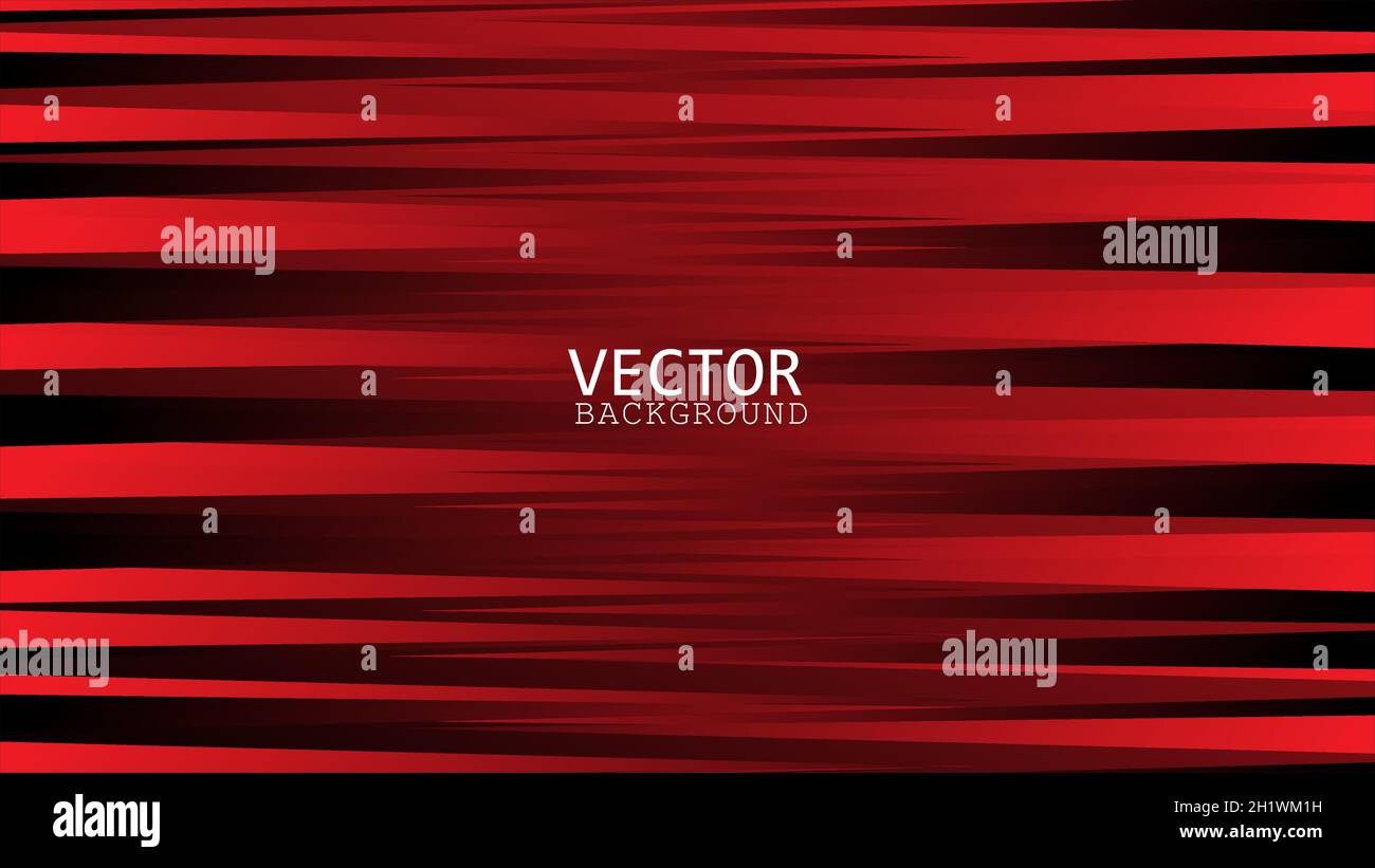 abstract red background. horizontal lines and strips Stock Vector Image ...