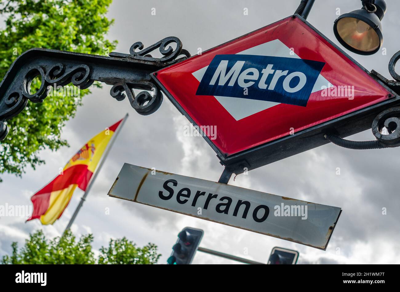 Serrano metro station hi-res stock photography and images - Alamy