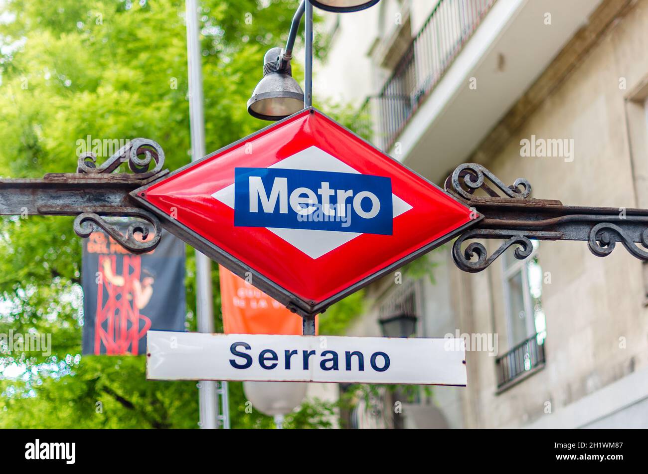 Serrano metro station hi-res stock photography and images - Alamy