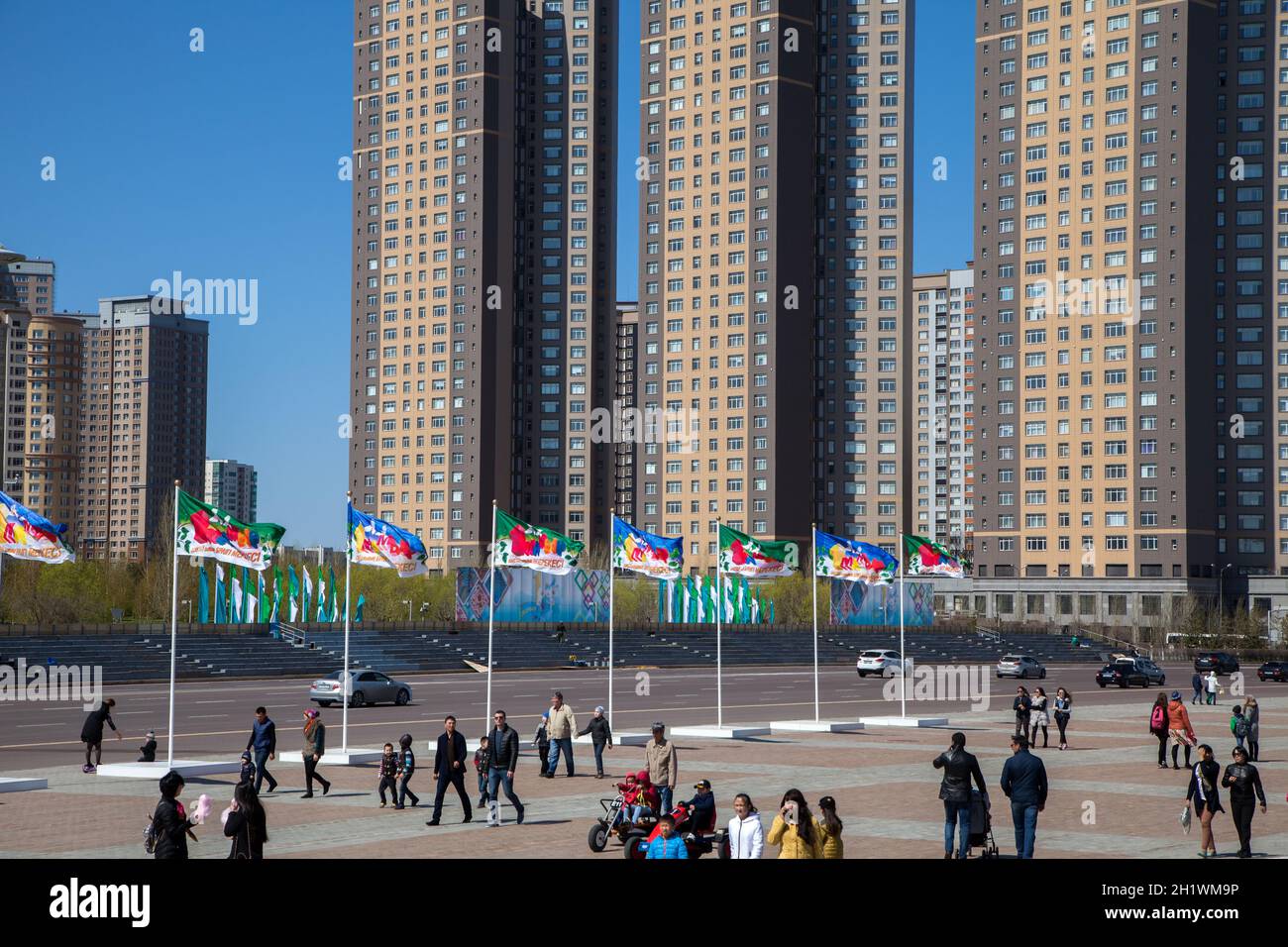 Astana square in kazakh city hi-res stock photography and images - Alamy