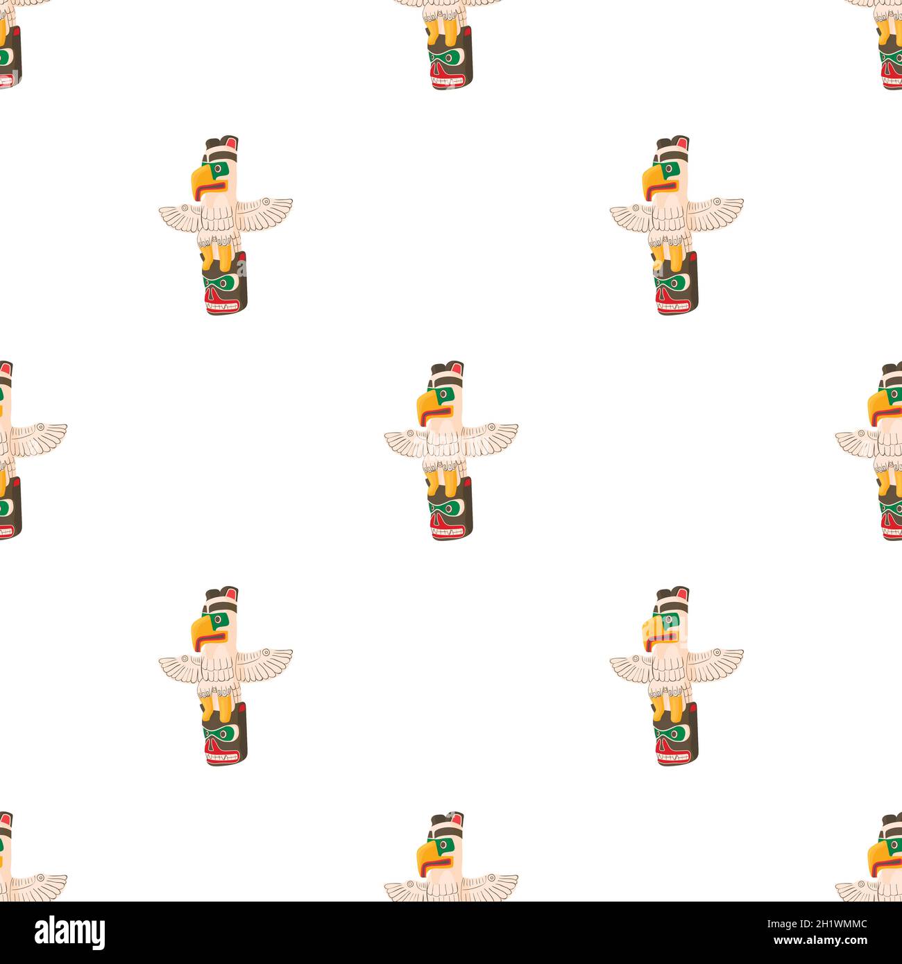 Bird totem pattern seamless background texture repeat wallpaper ...