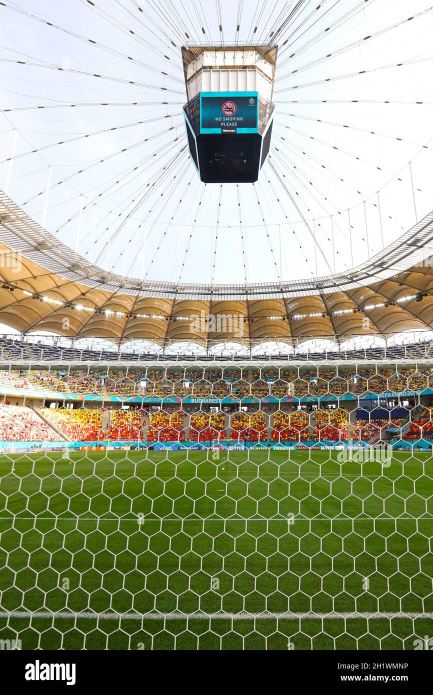 BUCHAREST, ROMANIA - JUNE 21, 2021: National Arena Bucharest stadium ...