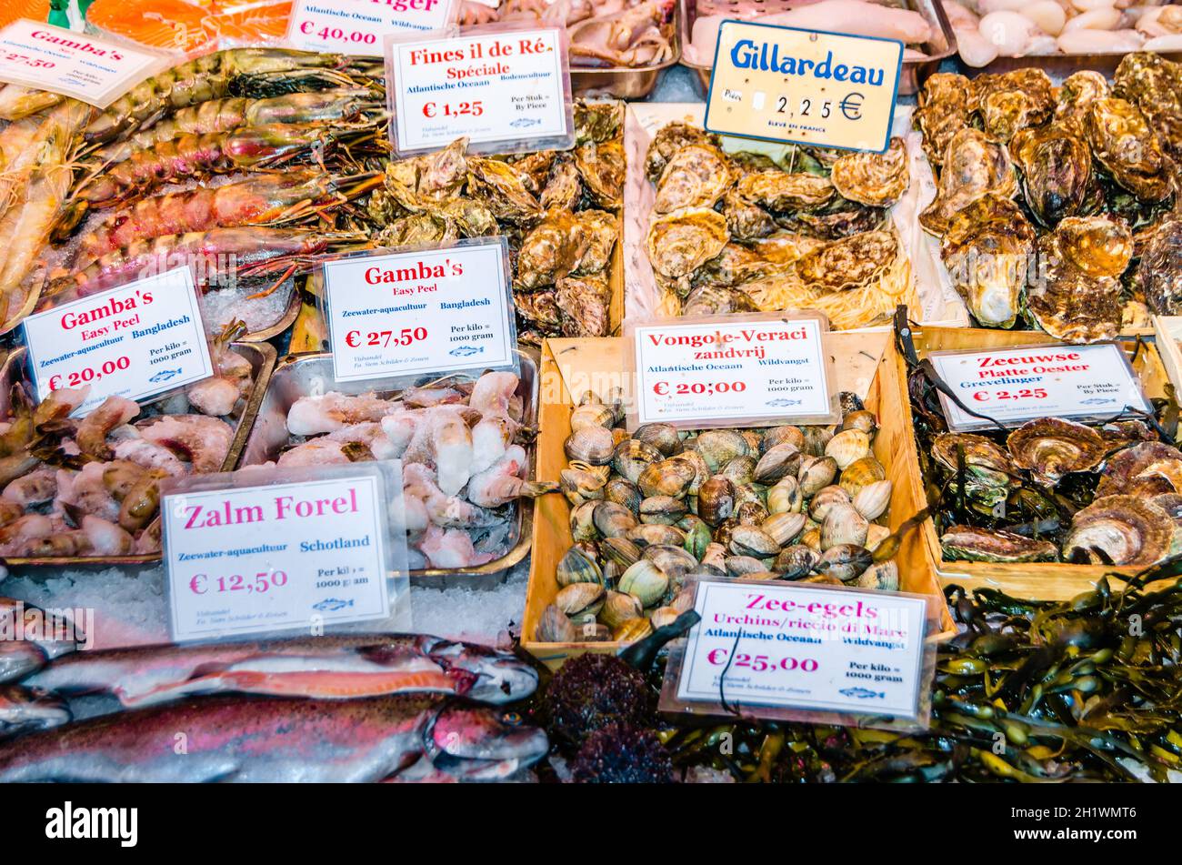 Fish market in amsterdam netherlands hi-res stock photography and ...