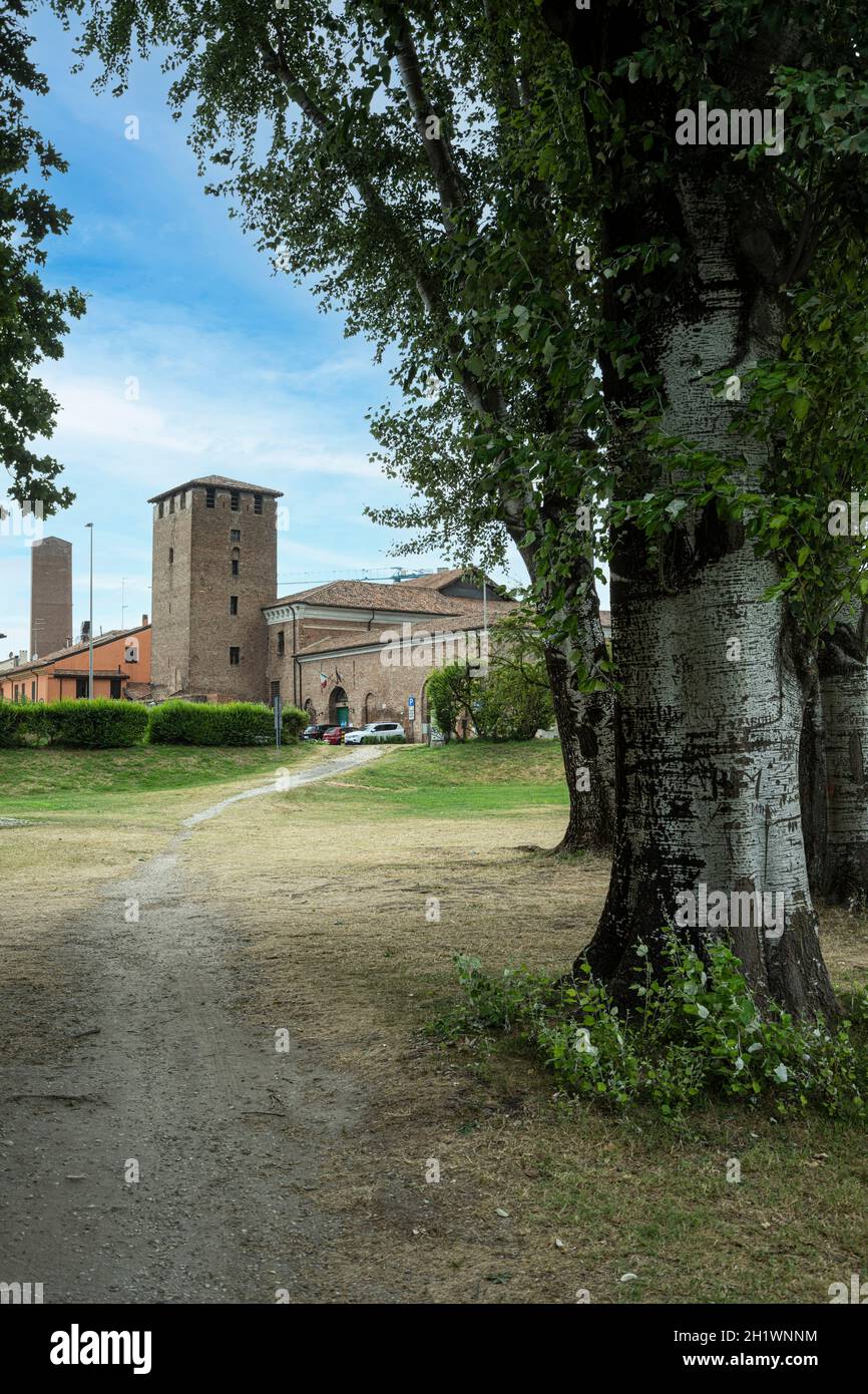 Mantua, Italy. July 13, 2021. The Marani park in the city center Stock ...