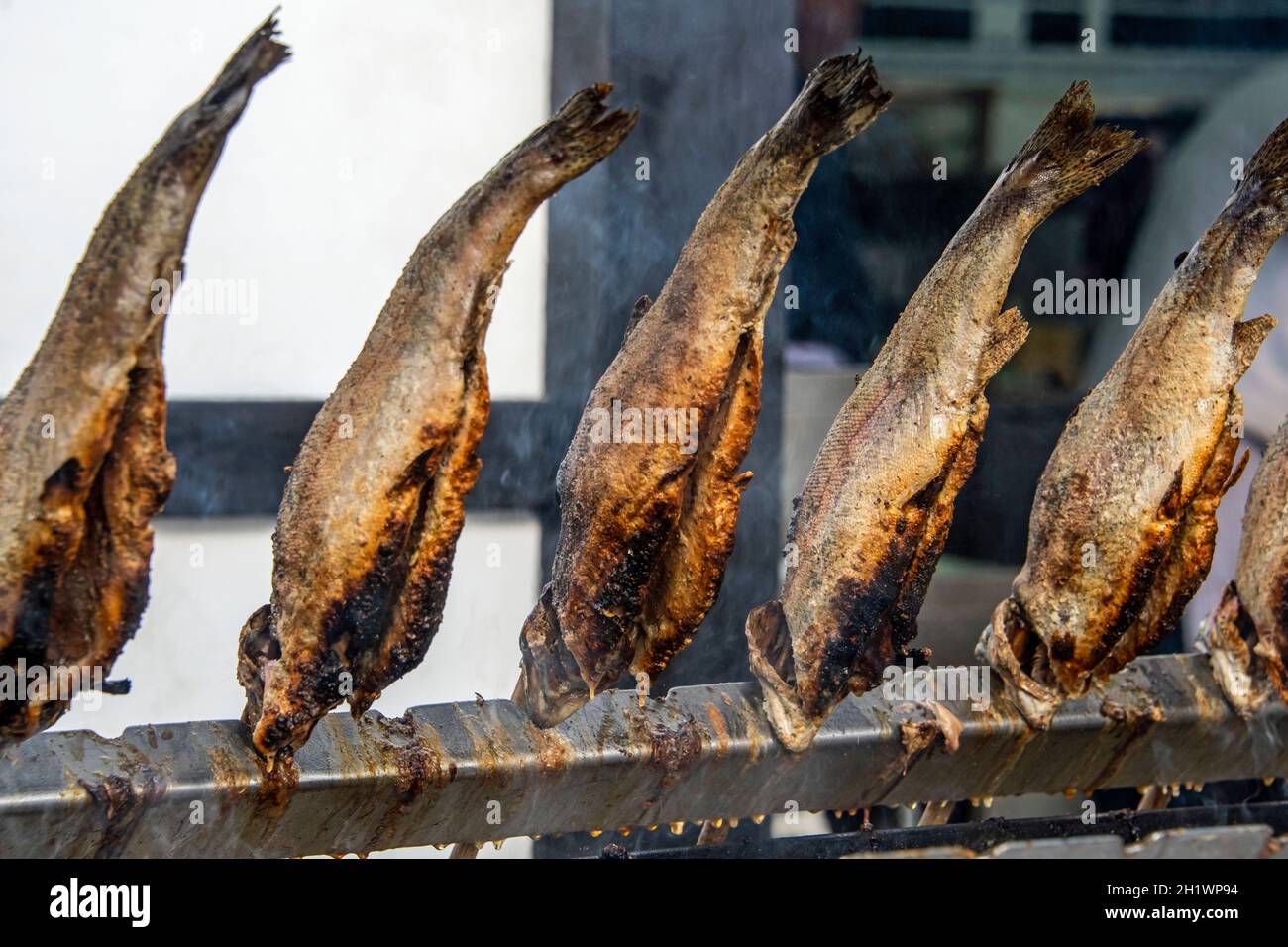 Fish on stick hi-res stock photography and images - Alamy