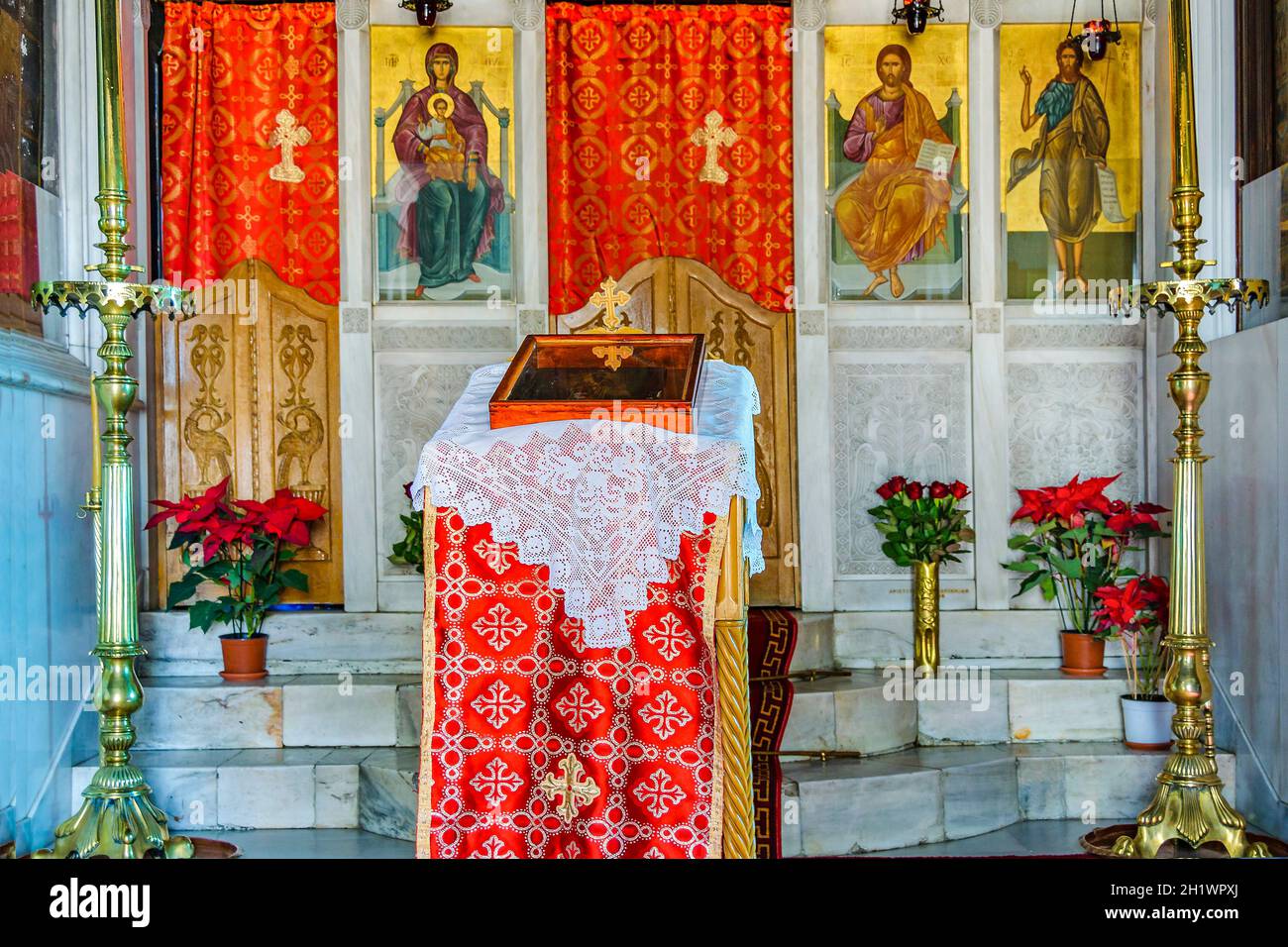 Exterior view of church Stock Photo - Alamy