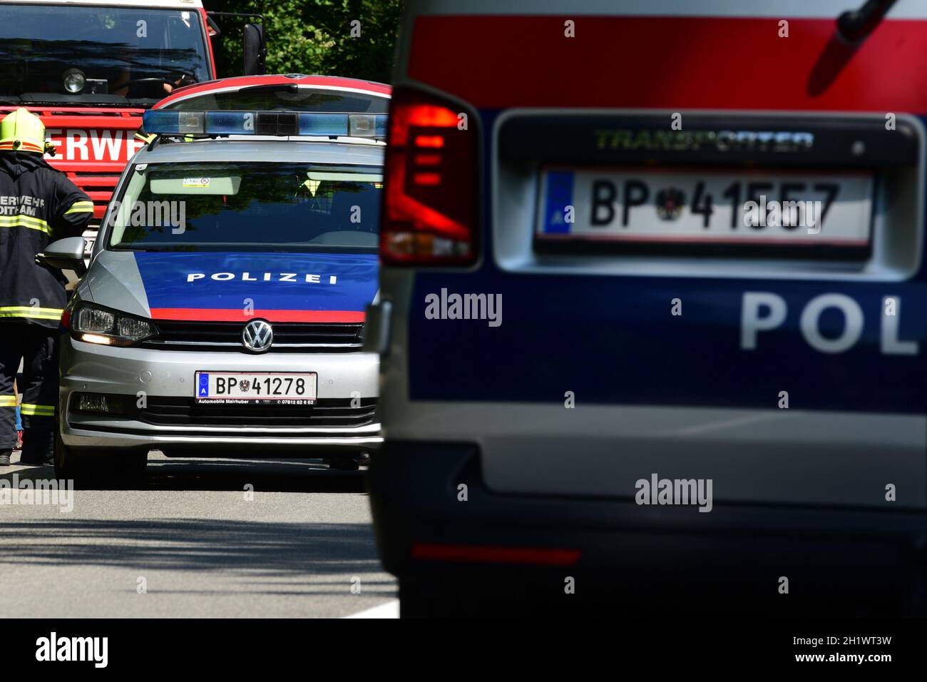 Polizei-Fahrzeuge in Oberösterreich, Österreich, Europa - Police cars ...