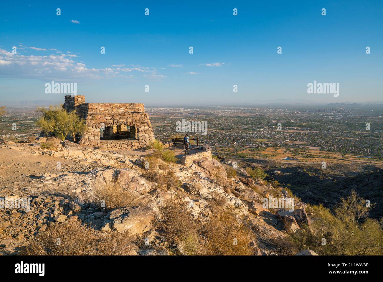 Top view of downtown Phoenix Arizona in USA Stock Photo - Alamy