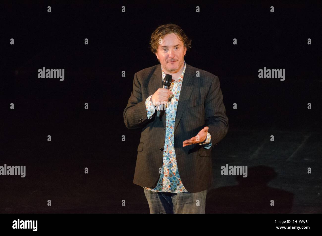 Irish comedian Dylan Moran performs Off The Hook in the Guy Butler ...