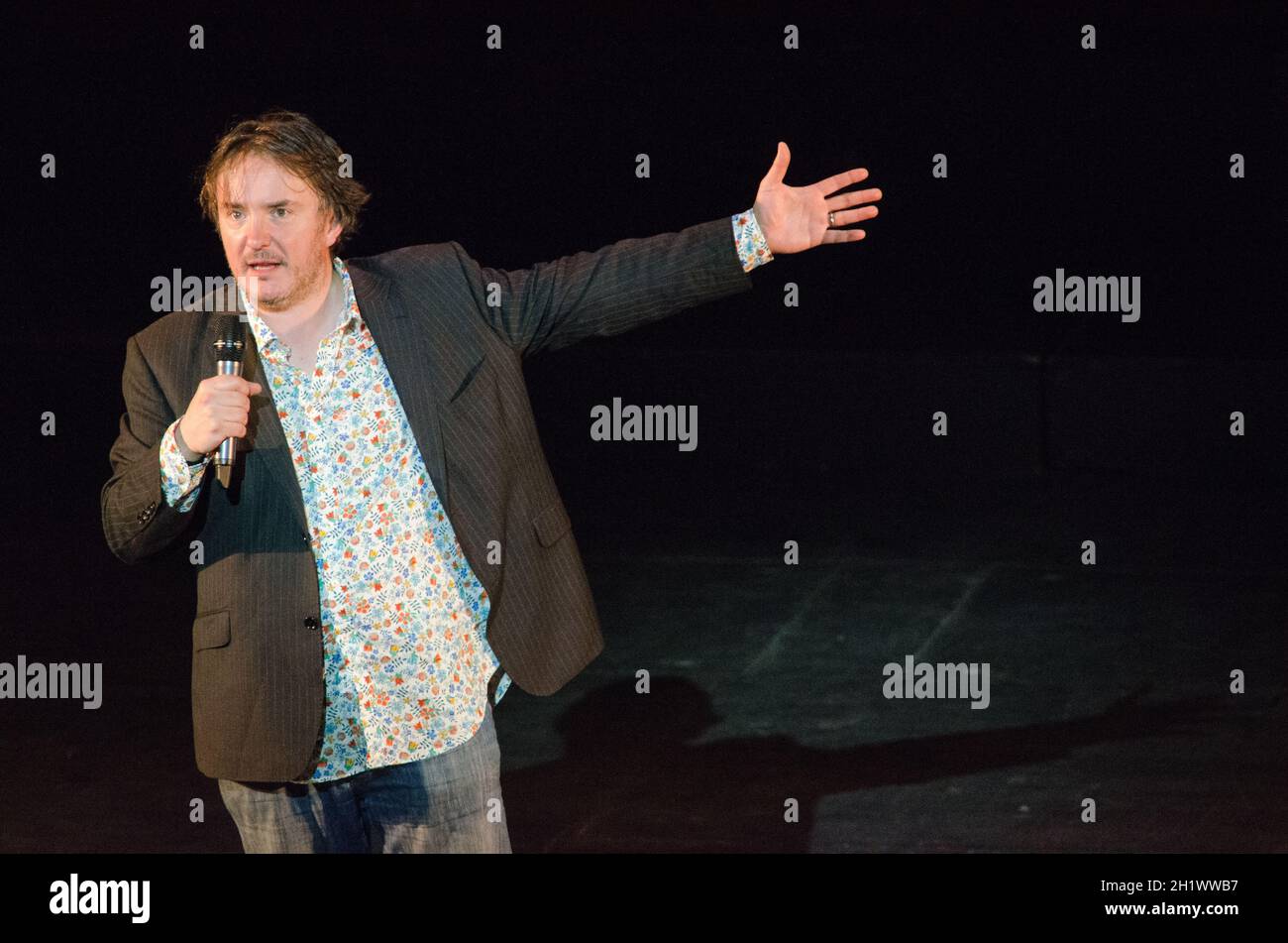 Irish comedian Dylan Moran performs Off The Hook in the Guy Butler ...