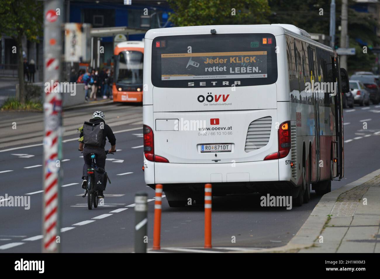 Bus des Verkehrsverbundes in Linz (Oberösterreich, Österreich) - Bus of ...